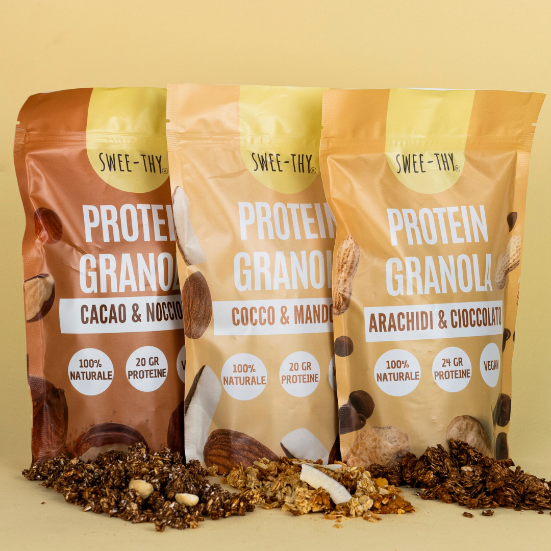 PROTEIN GRANOLA BOX – 3x250gr – Swee-thy
